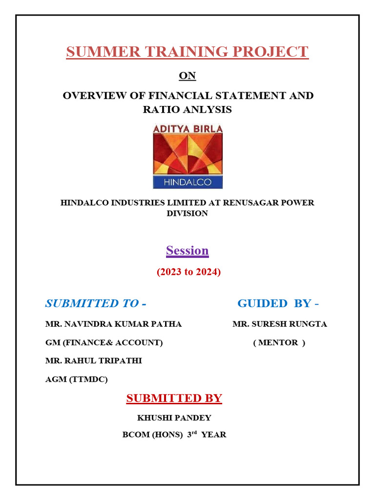 Khushi Pandey Report 1 | PDF | Balance Sheet | Equity (Finance)