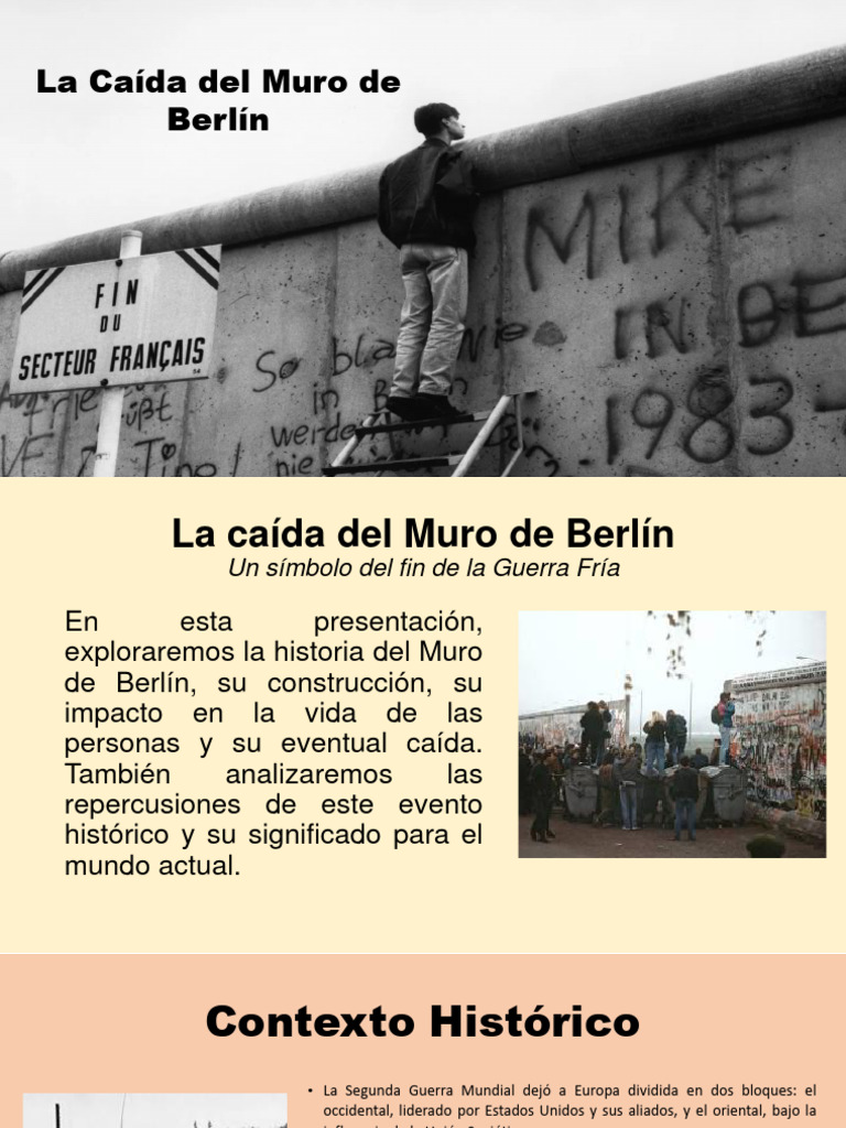 Caida Del Muro de Berlin | PDF | muro de Berlín | Alemania del Este