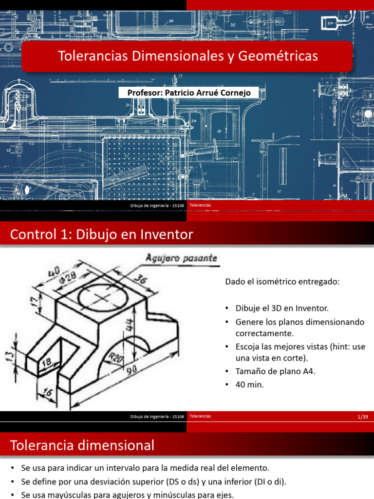 Clase 4 - Tolerancias | PDF | Tolerancia de ingeniería | Geometría