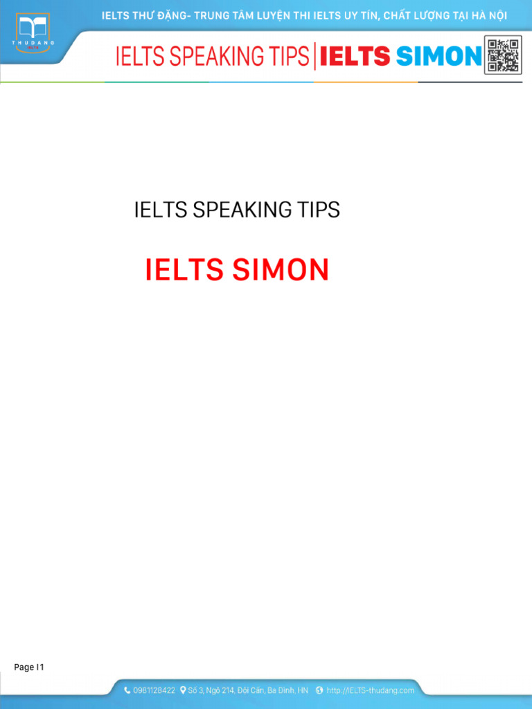 Simons Speaking Tips Final | PDF