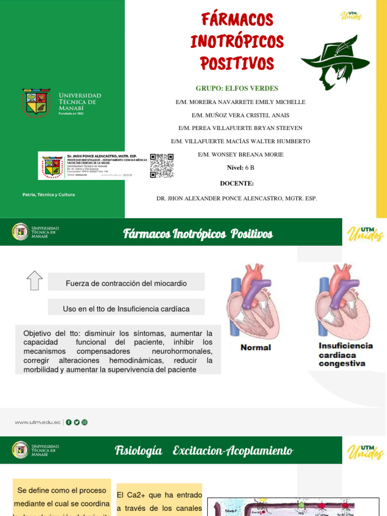 Fármacos Inotrópicos Positivos 6B Selladas | PDF | Especialidades Medicas