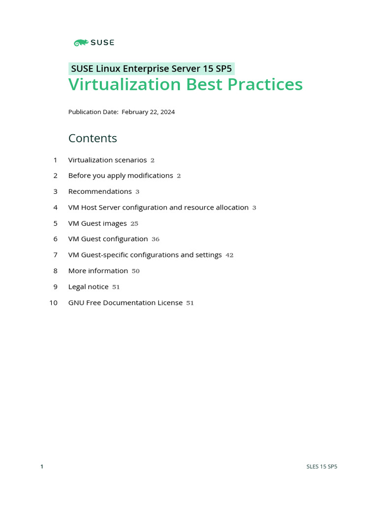 Article Virtualization Best Practices - en | PDF | Central Processing Unit | Virtual Machine