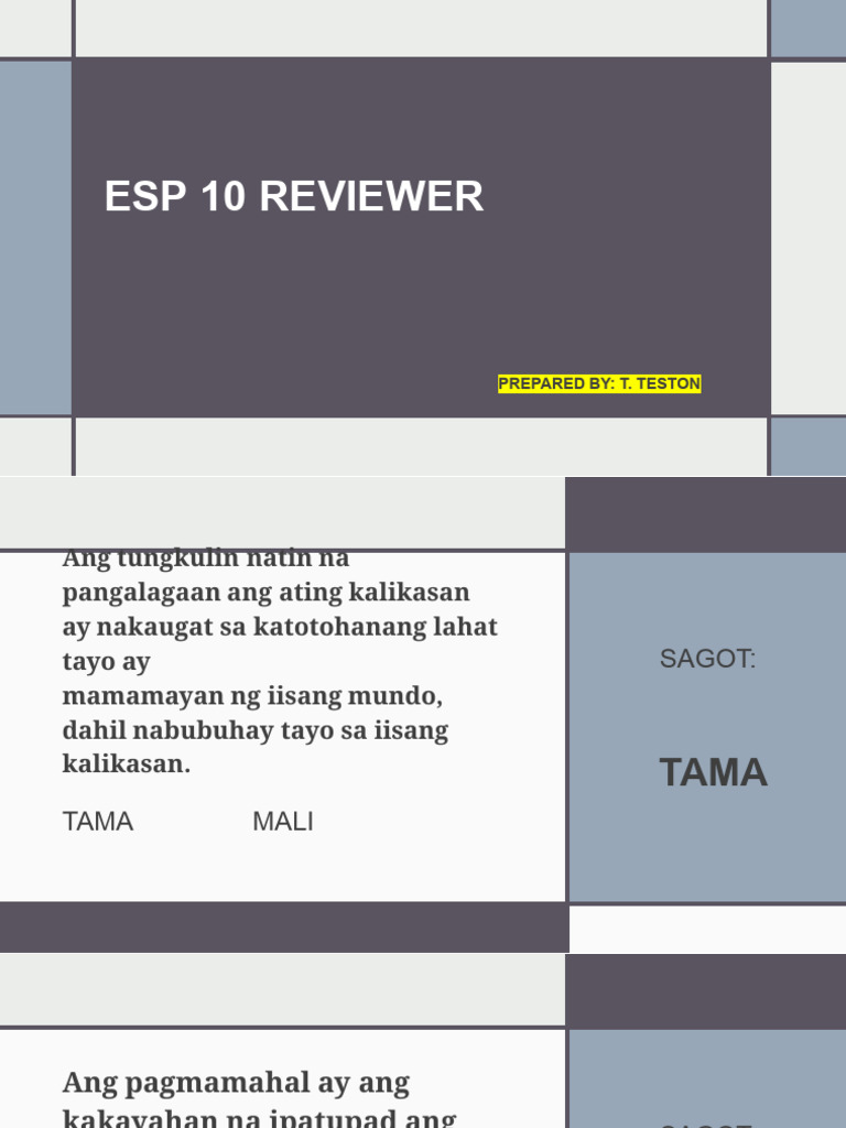 Esp 10 Reviewer 3q 2 | PDF