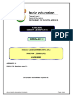 Isizulu Test Grade 7 | PDF