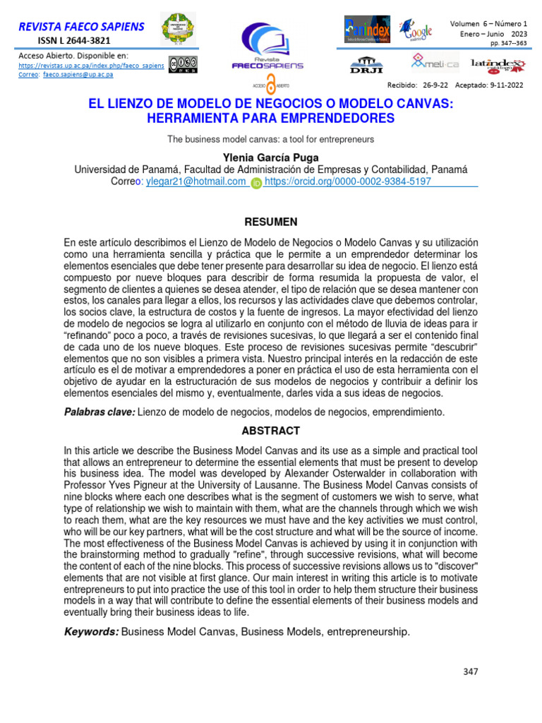 20.ylena+garcia Ensayo 26-9 12-11 | PDF | Modelo de negocio | Business