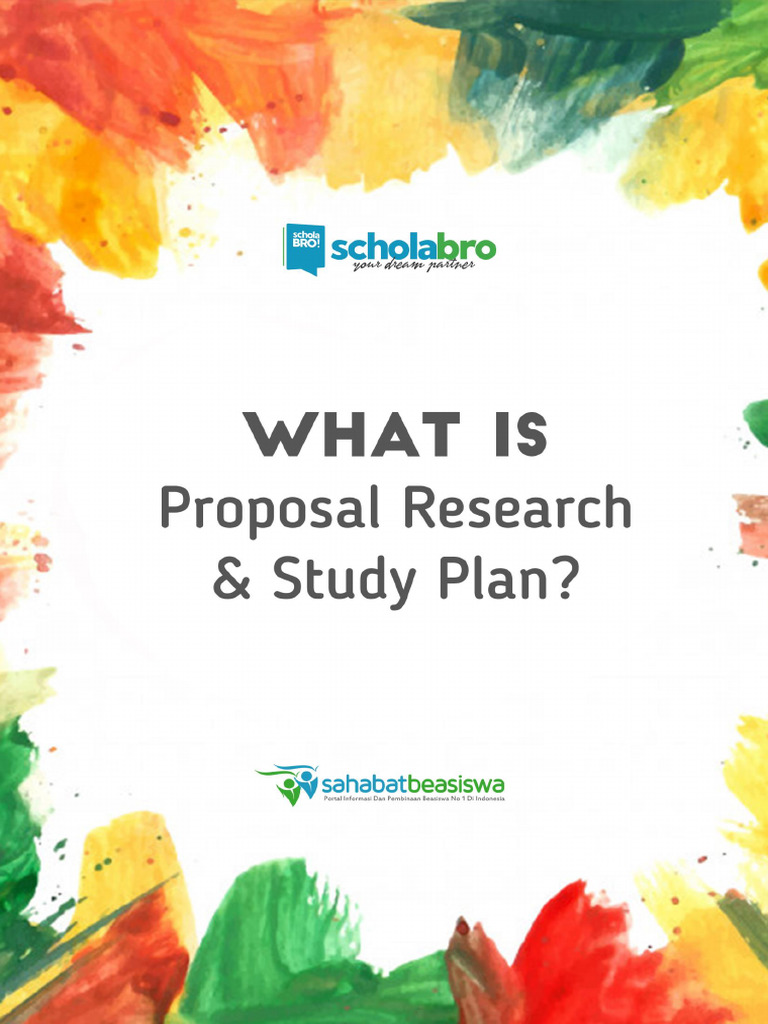 Research Proposal & Study Plan | PDF