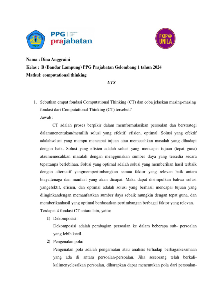 Dina Anggraini-Uts CT | PDF | Seni