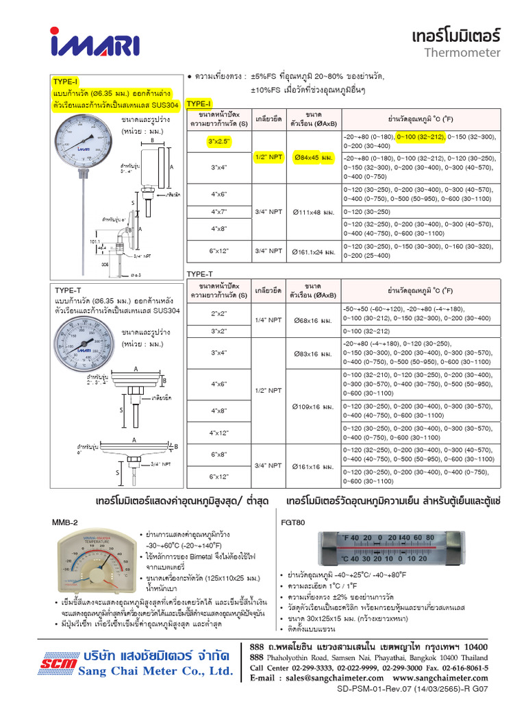 Temperature Gauge | PDF