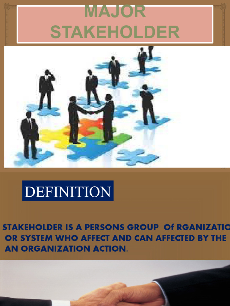 Major Stakeholder | PDF