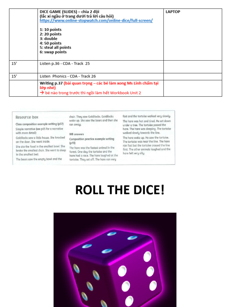 Engaging Dice Game for Kids | PDF