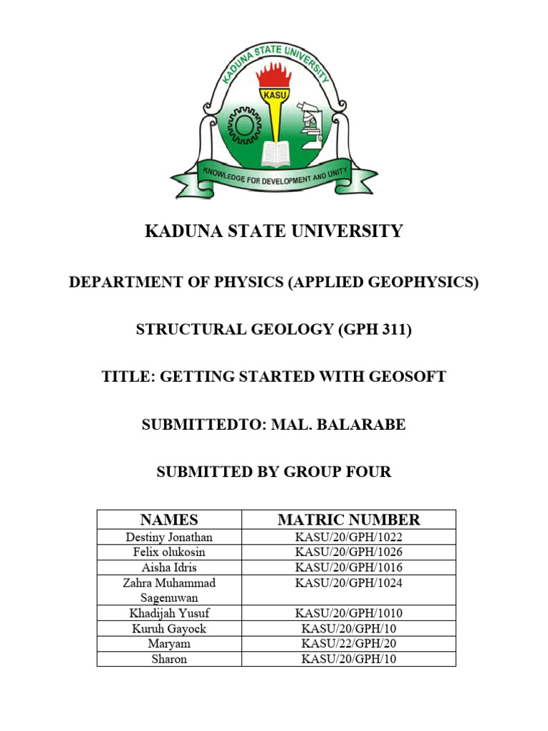 Geosoft Kasu | PDF | Data | Computing