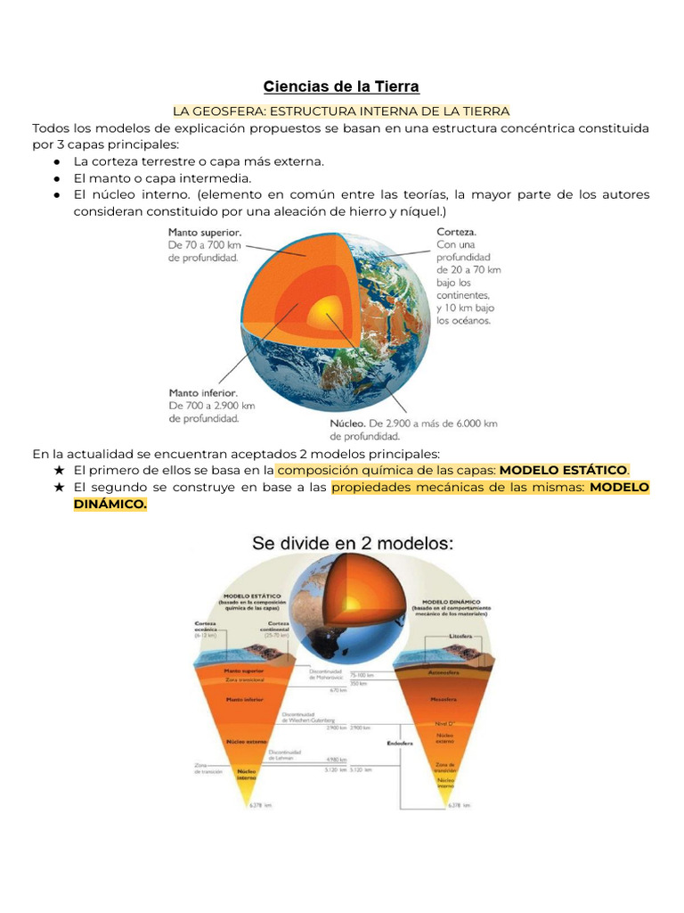 Ciencias de la Tierra (1) | PDF | Placas tectónicas | Suelo