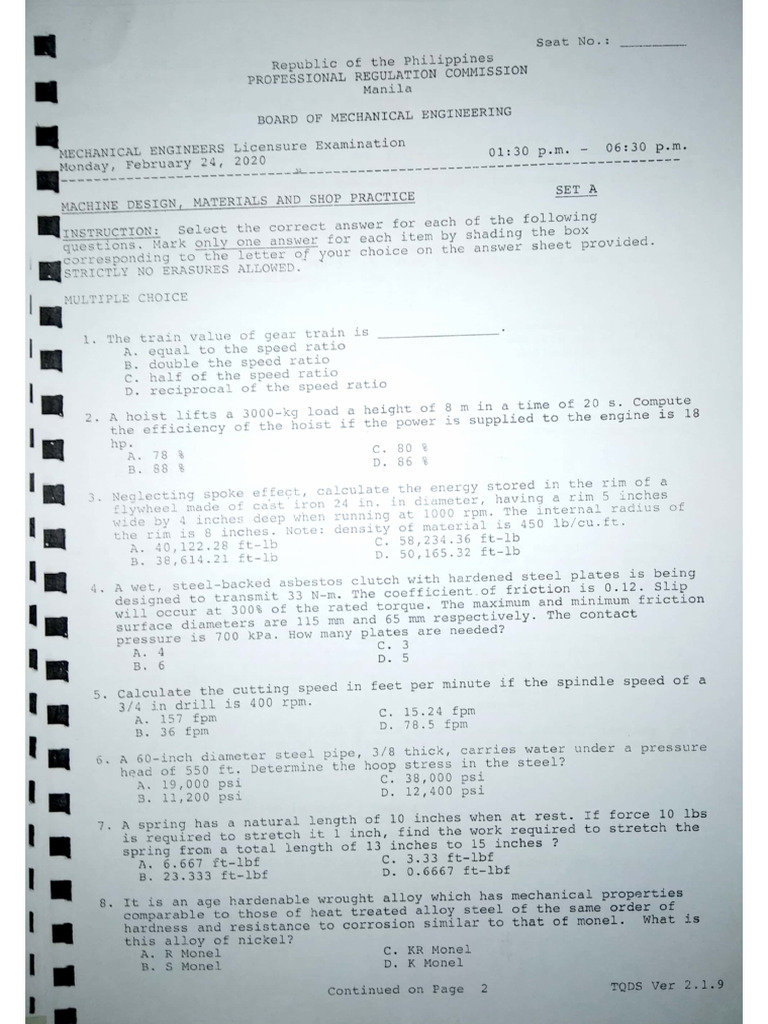 MDSP Feb 2020 | PDF