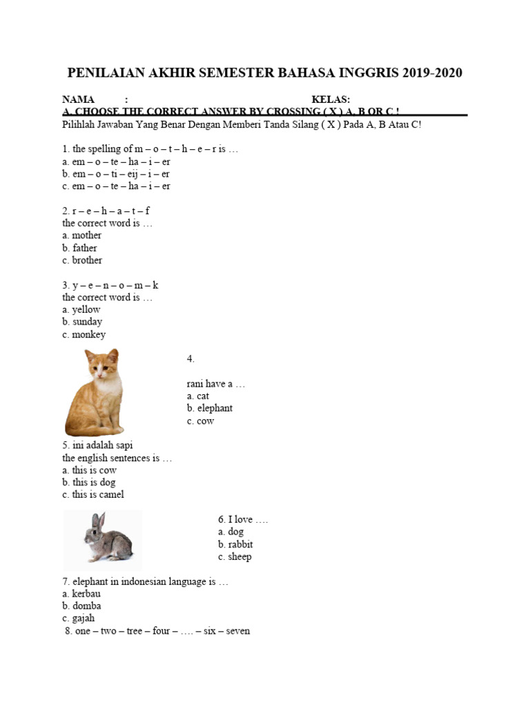 Bahasa Inggris 2019 | PDF | Linguistics | Language Varieties And Styles