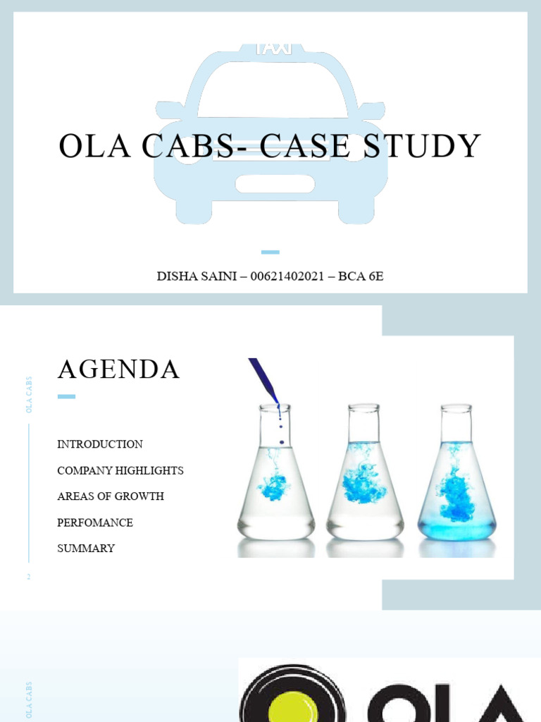 Ola Cabs - Case Study | PDF | Economies | Vehicles For Hire