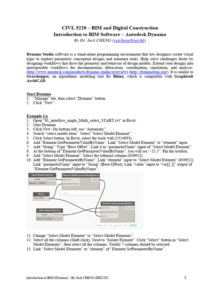 ch2_Dynamo | PDF | Autodesk Revit | Computing