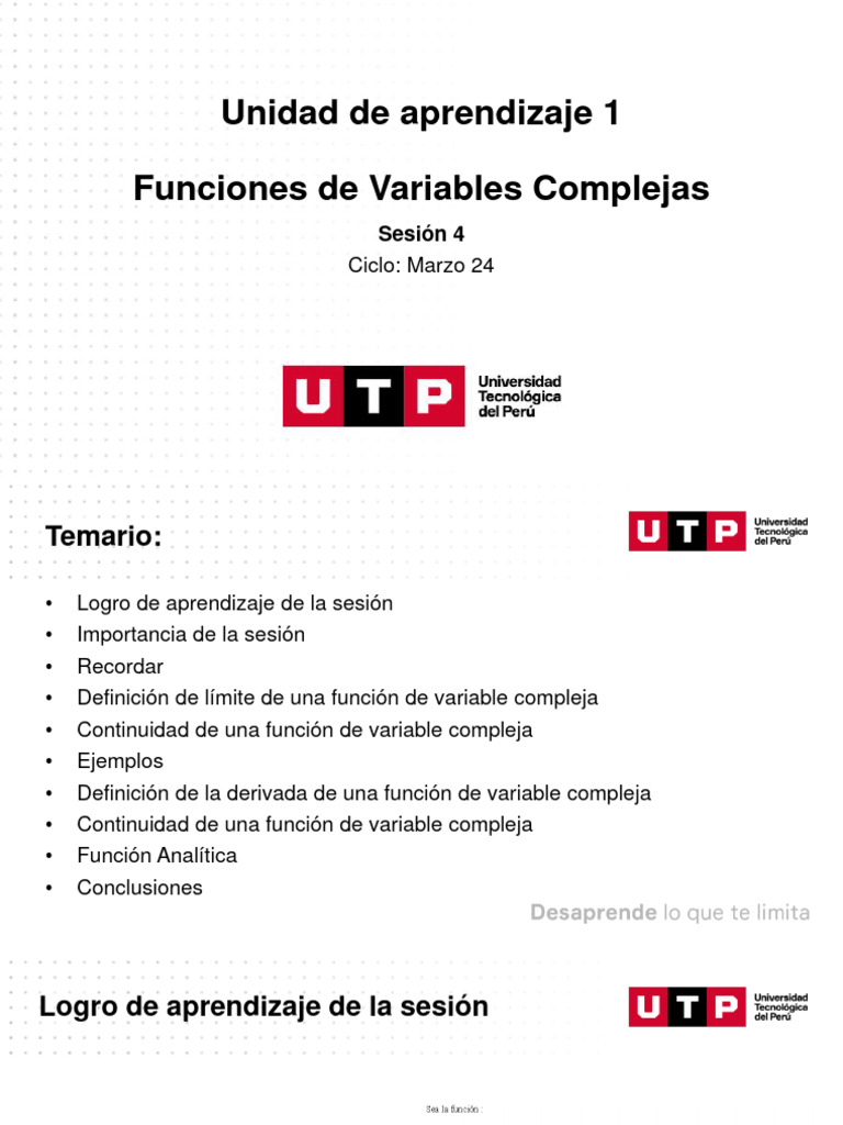S04 Material - Funciones de Variables Compleja - FEAOMB | PDF ...