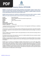 INTERPOL Careers & Opportunities | PDF | Salary | Recruitment