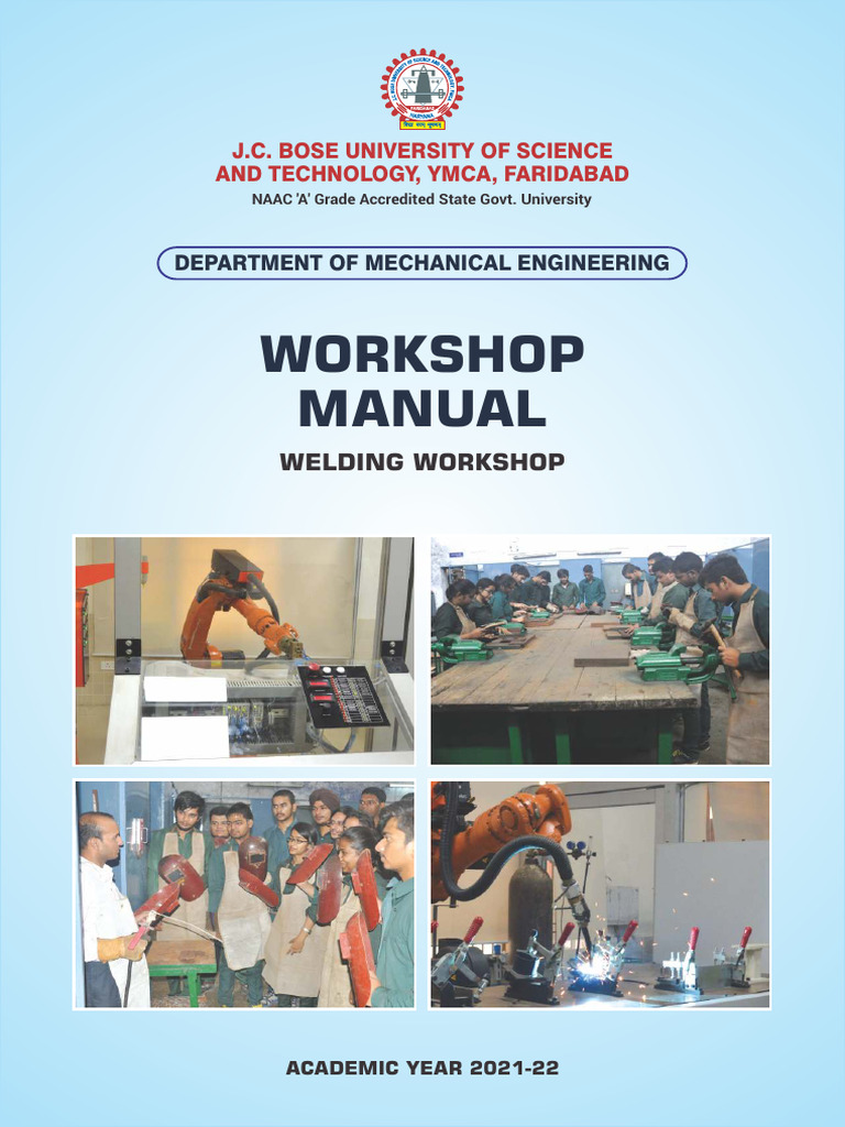 4th Sem welding Manual Dec 2021 | PDF | Welding | Construction