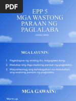 Paglalaba Activity | PDF