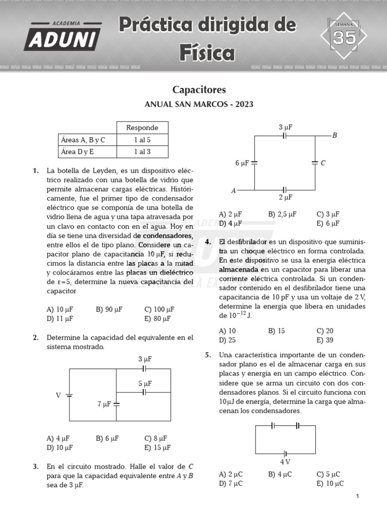 CAPACITORES | PDF | Condensador | Capacidad