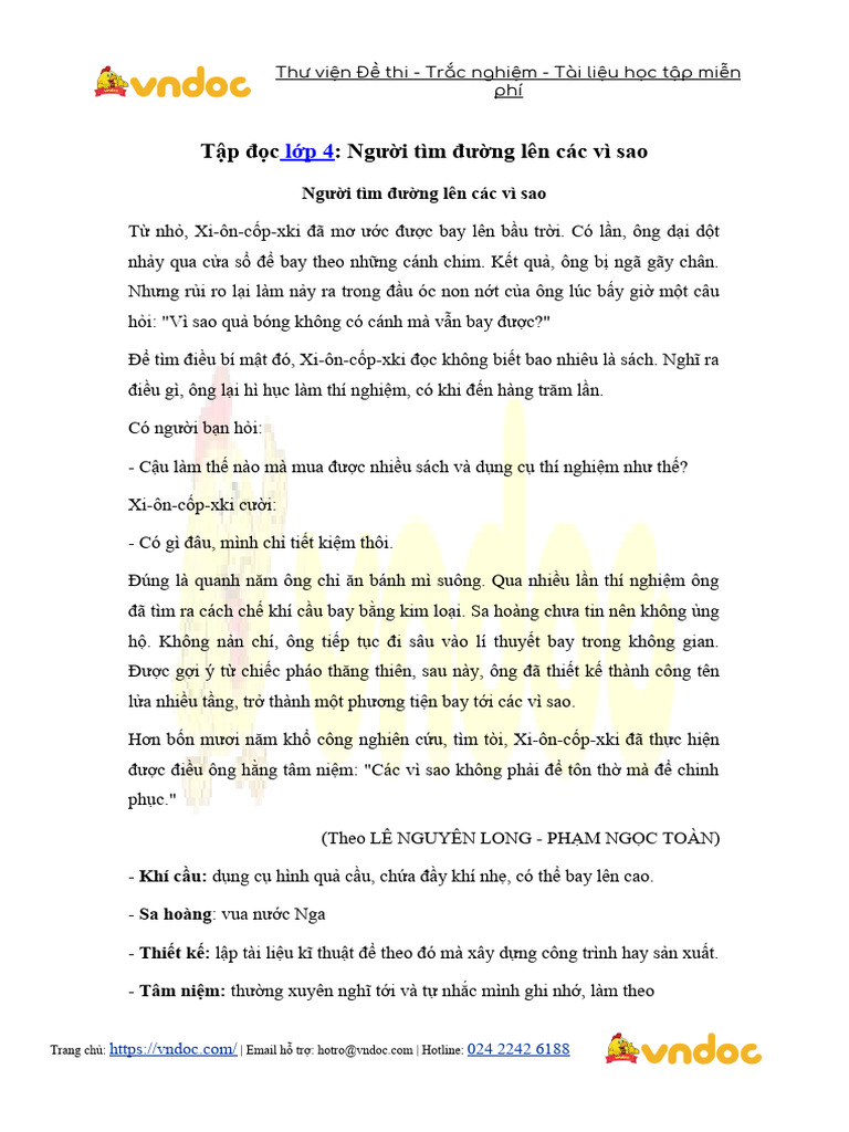 Tap Doc Lop 4 Nguoi Tim Duong Len Cac Vi Sao | PDF