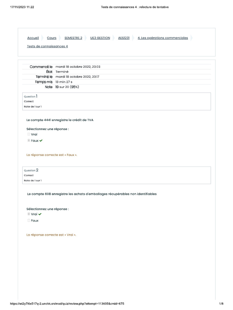 Tc4 Comptabilité Générale 1 | PDF