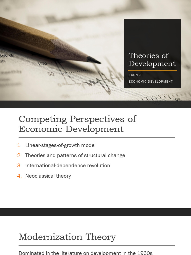 Lesson 3 - Theories of Development | PDF | World Systems Theory | Economic Growth