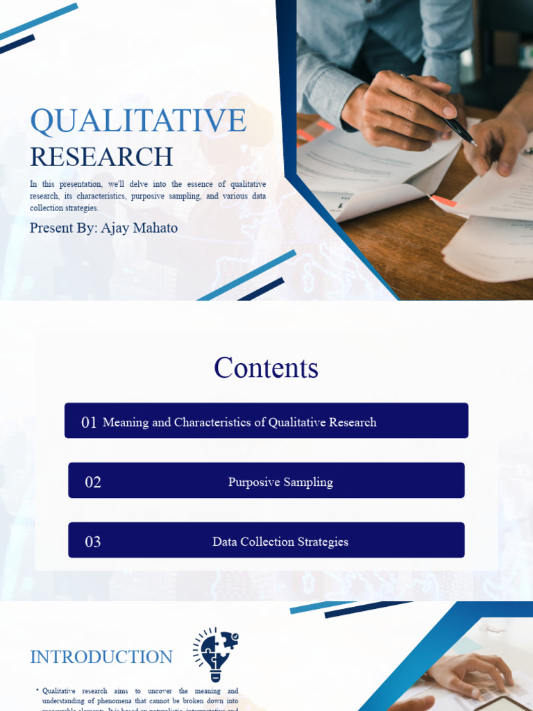 Qualitative Research Overview and Methods | PDF | Qualitative Research ...