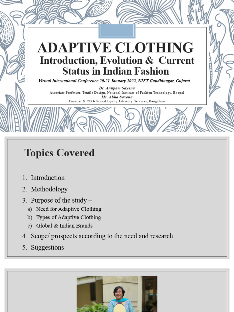 Adaptive Clothing-Intro-Evolution-Current Status in Indian Fashion ...
