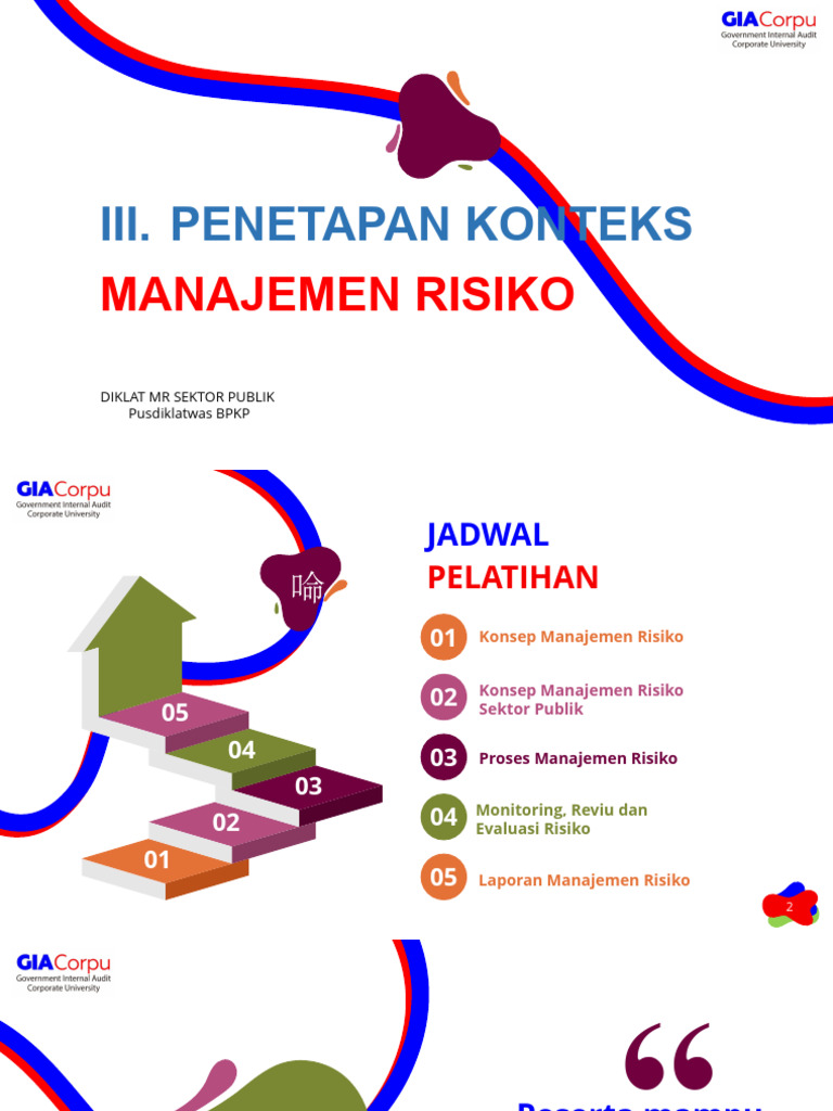 Penetapan Konteks Manajemen Risiko | PDF | Pengelolaan Keuangan & Uang