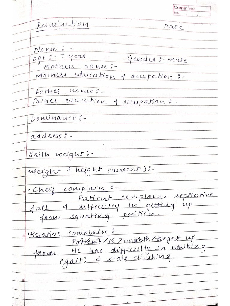 DMD Examination | PDF