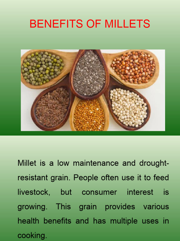 Benefits Of Millets Pdf Cereals Wheat