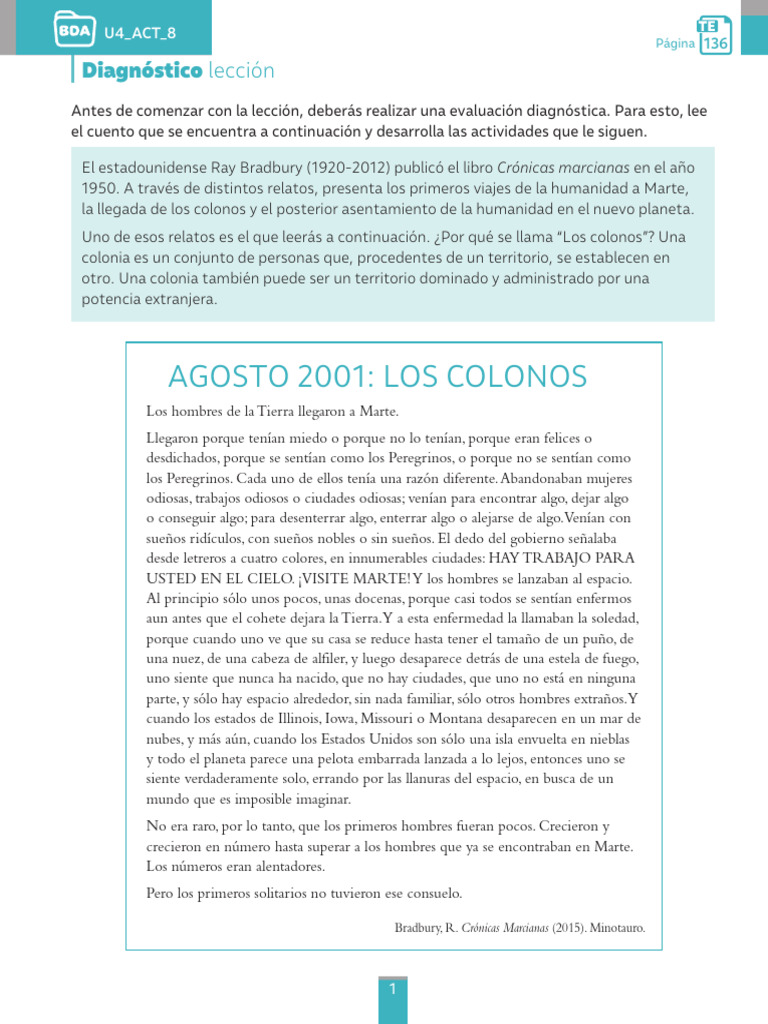 U4 Act 8 | PDF | Marte