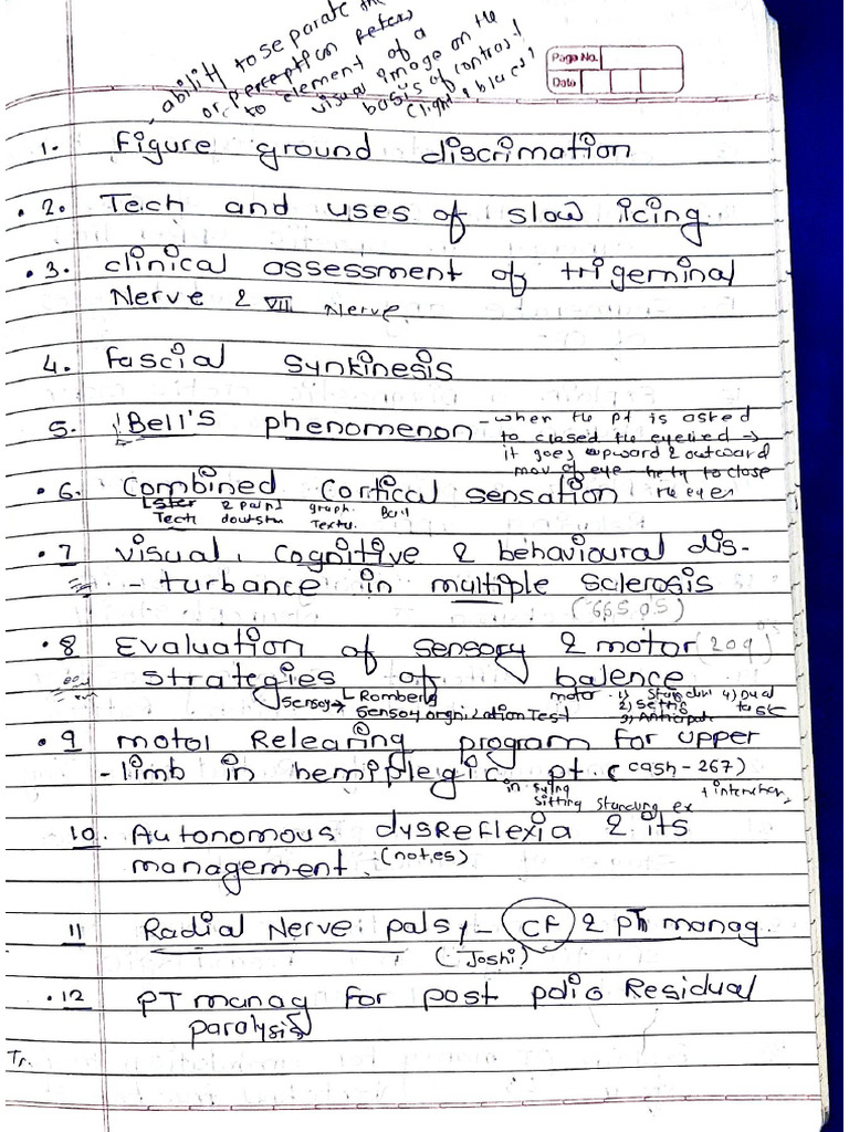 Neuro Question Bank | PDF