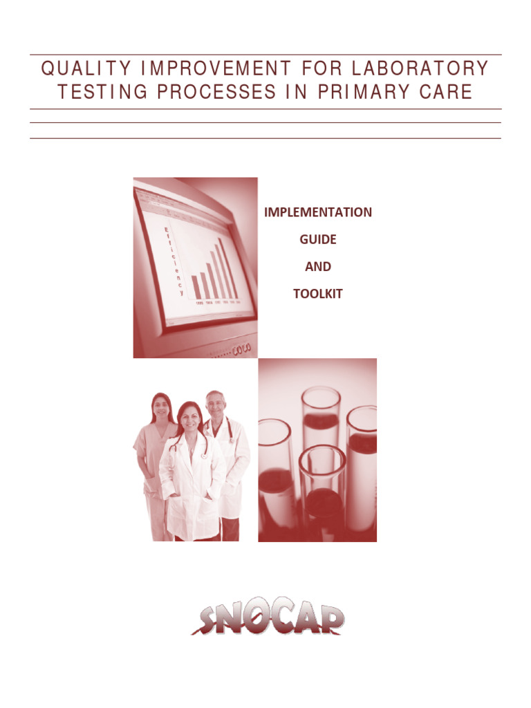 Lab Testing Quality Improvement Toolkit | PDF | Laboratories | Patient ...