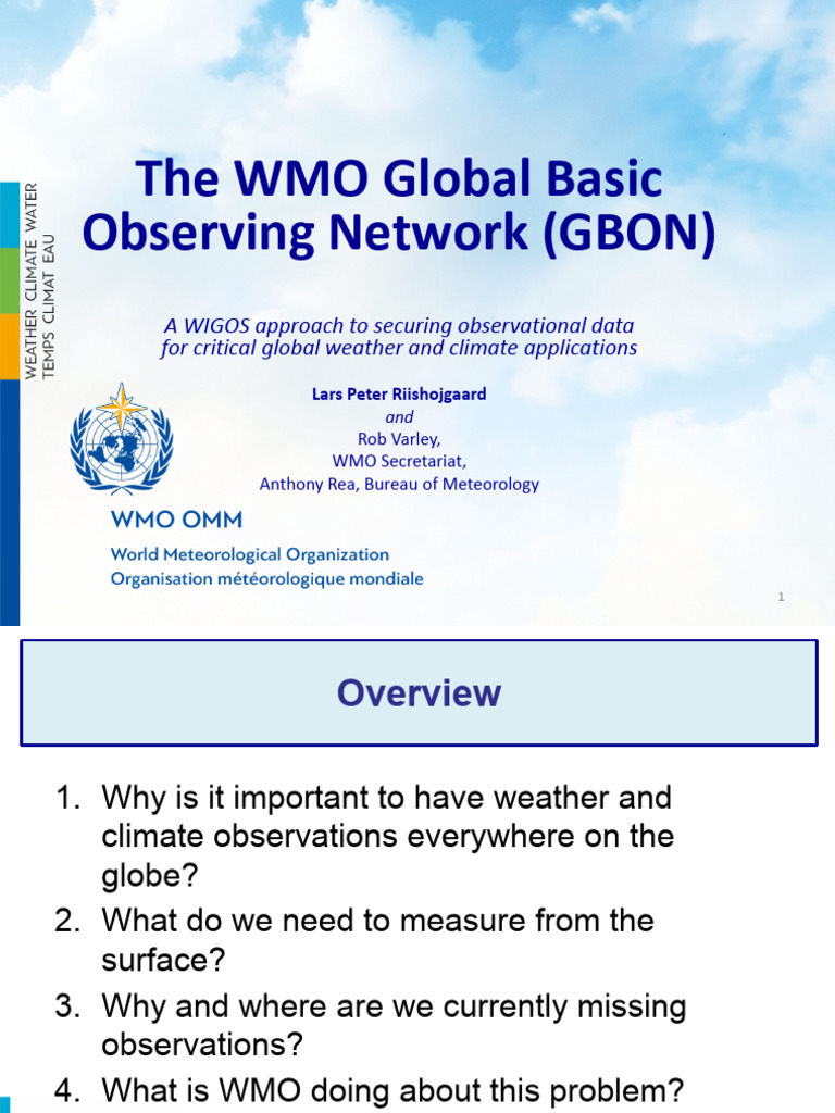 3a Aopc-24-Gbon Icgwigos Jan 2019 | PDF | Numerical Weather Prediction ...