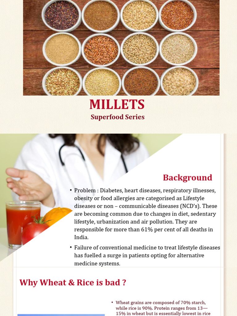 Millets September | PDF | Dietary Fiber | Diet & Nutrition