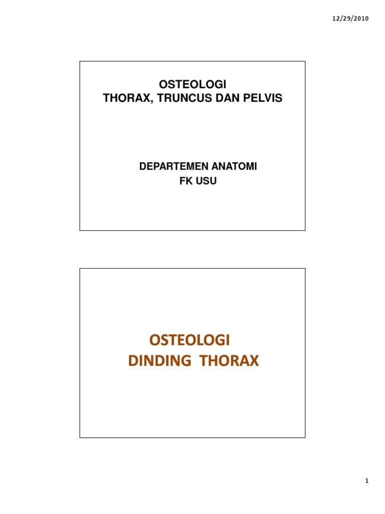 OSTEOLOGI | PDF | Sains & Matematika