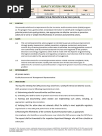 CAPA Form Example | PDF | Quality Assurance | Production And Manufacturing
