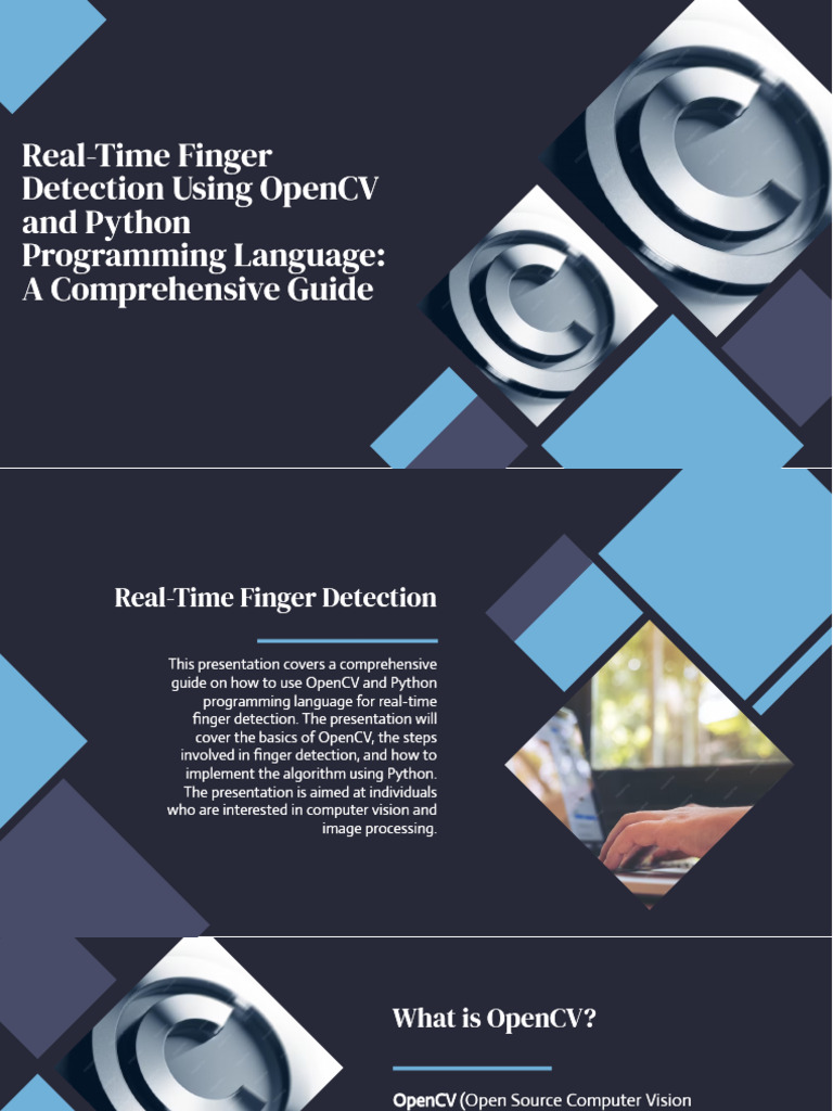 Finger Detection PPT Uk | PDF | Computer Vision | Python (Programming Language)