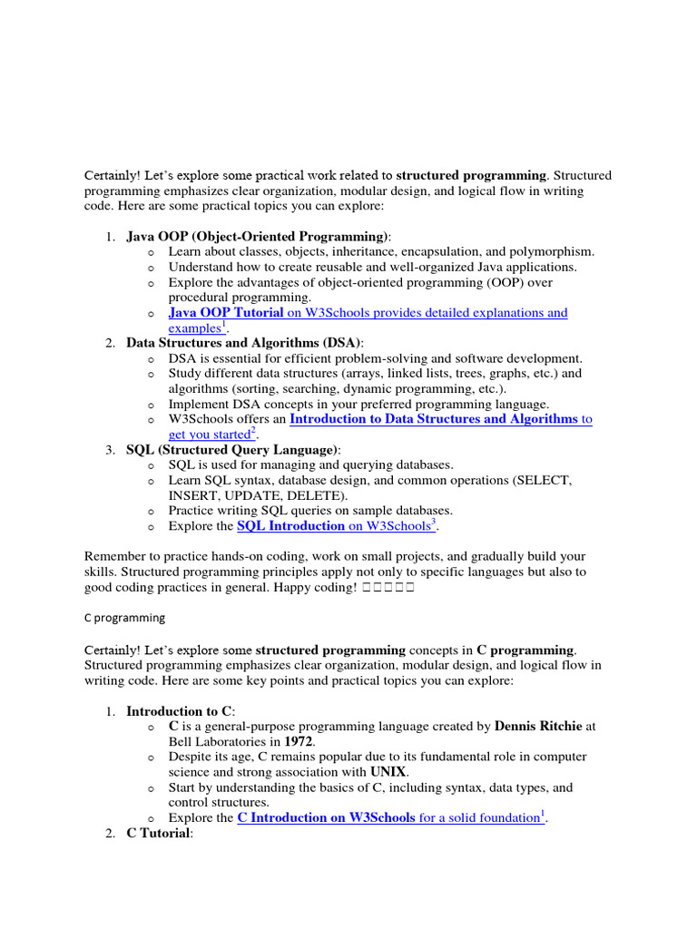 Stractured Programming | PDF | Pointer (Computer Programming) | Computer File