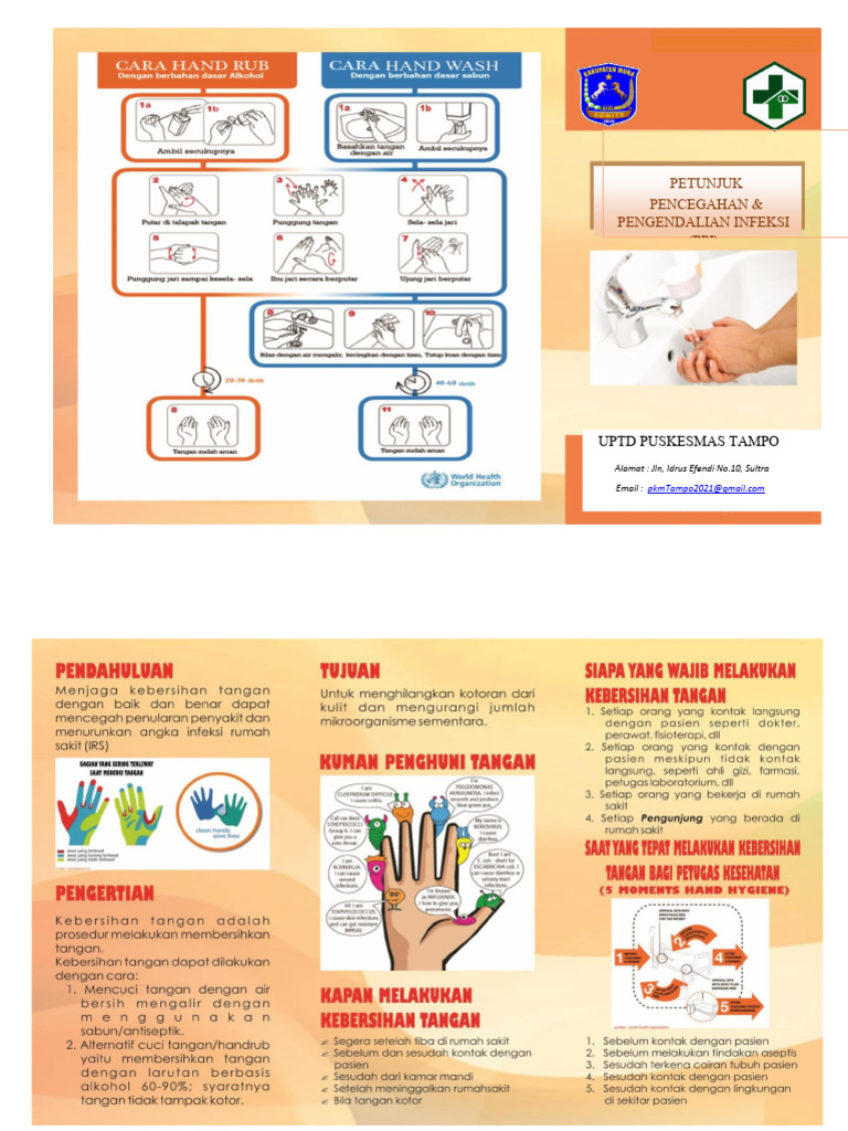 LEAFLET EDUKASI HAND HYGIENE | PDF