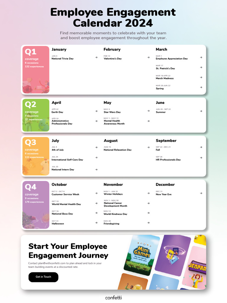 Employee Engagement Calendar | PDF