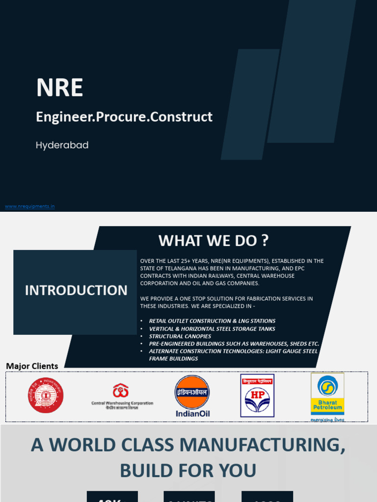 +++nre Manufacturing Presentation 2024 | PDF | Warehouse | Beam (Structure)