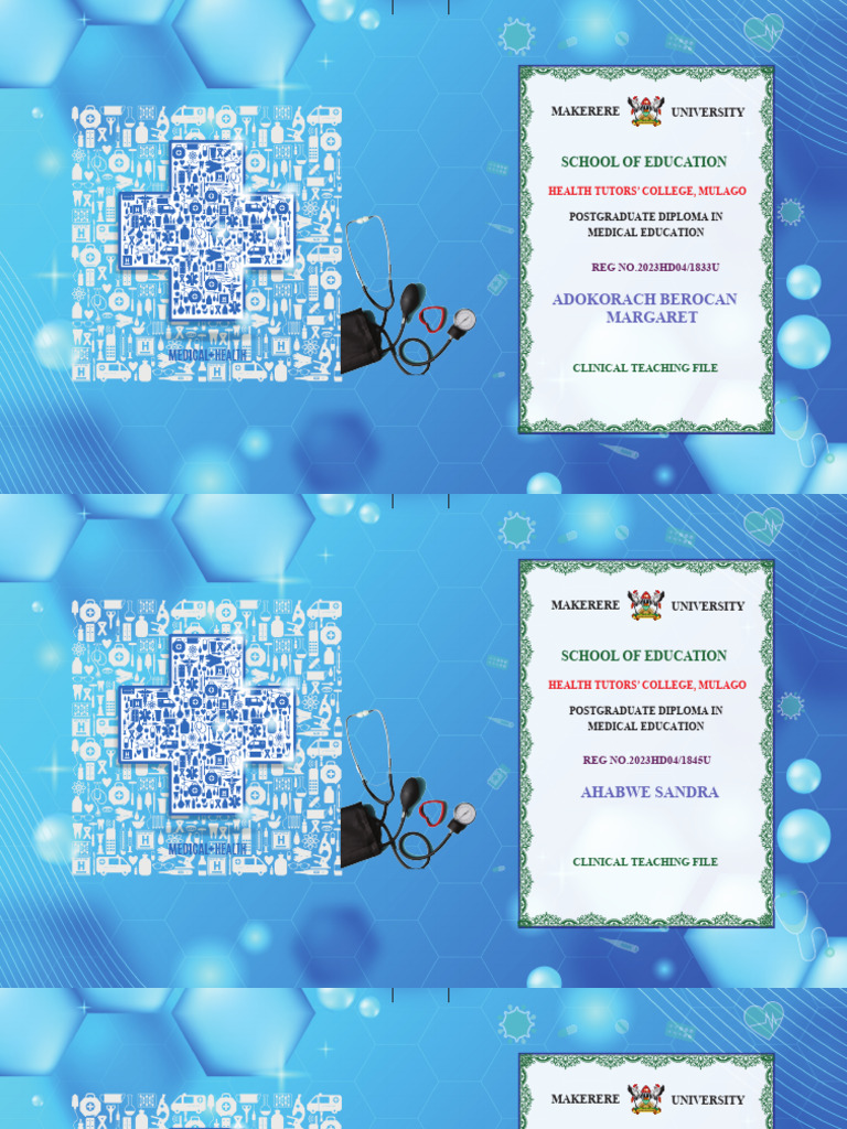 Clinical Teaching Files for PG Diploma | PDF | Medical Education | Science