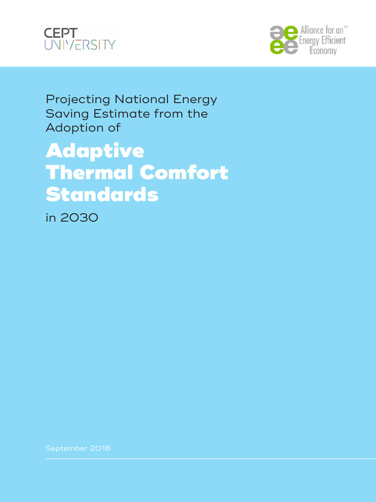 Adoption of Adaptive Thermal Comfort Standards in 2030 | PDF | Energy ...