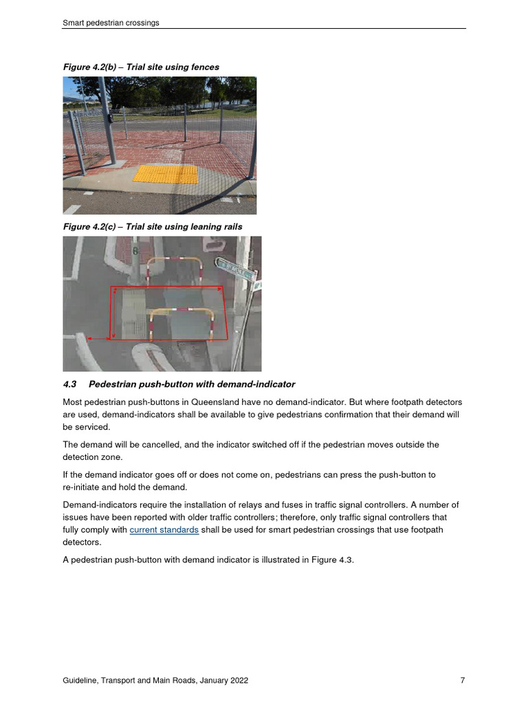 Part 3 Guideline Smart Pedestrian Crossings Pdf Pedestrian Crossing Pedestrian