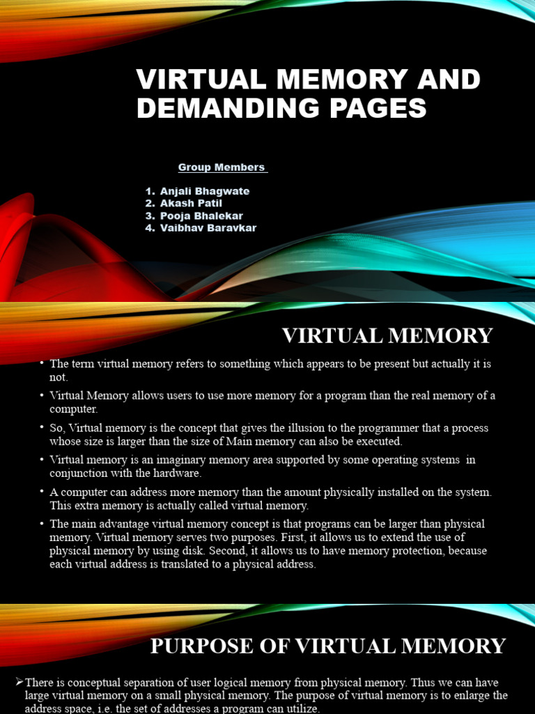 Virtual Memory and Demanding Pages | PDF | Computer Data Storage | Operating System