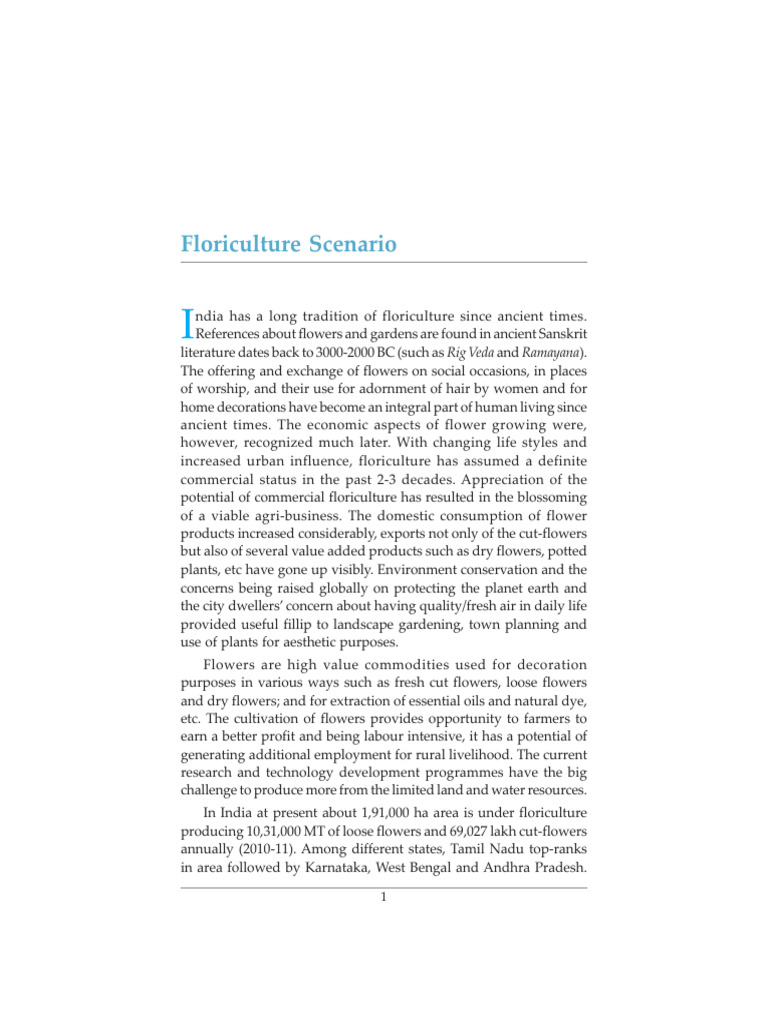 Floriculture | PDF | Plant Breeding | Agriculture